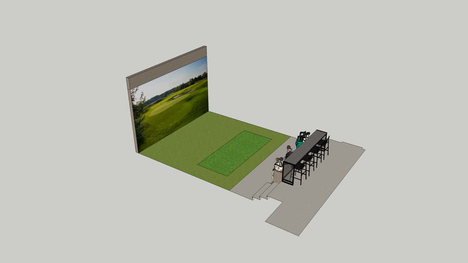 golf simulator | 3D Warehouse