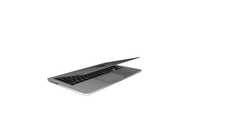 Macbook Half Open | 3D Warehouse