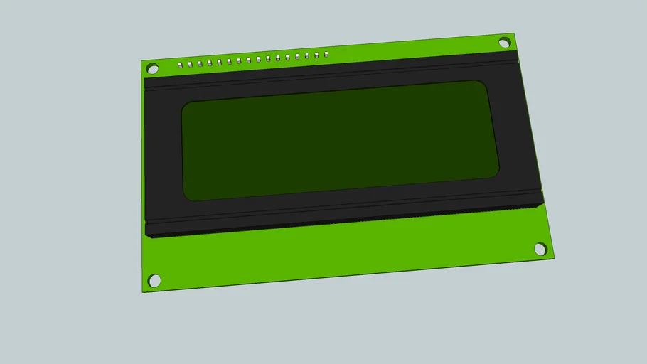 20x4 LCD Module | 3D Warehouse