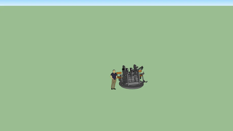 Type-96 25mm anti aircraft gun | 3D Warehouse