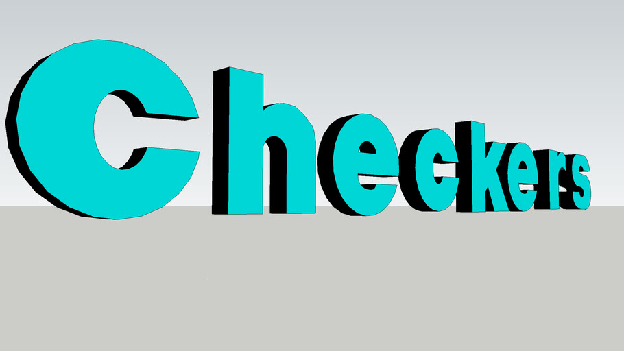 Checkers 3D models | 3D Warehouse