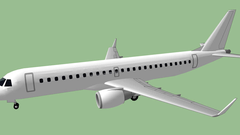 Template - Embraer ERJ-190 | 3D Warehouse