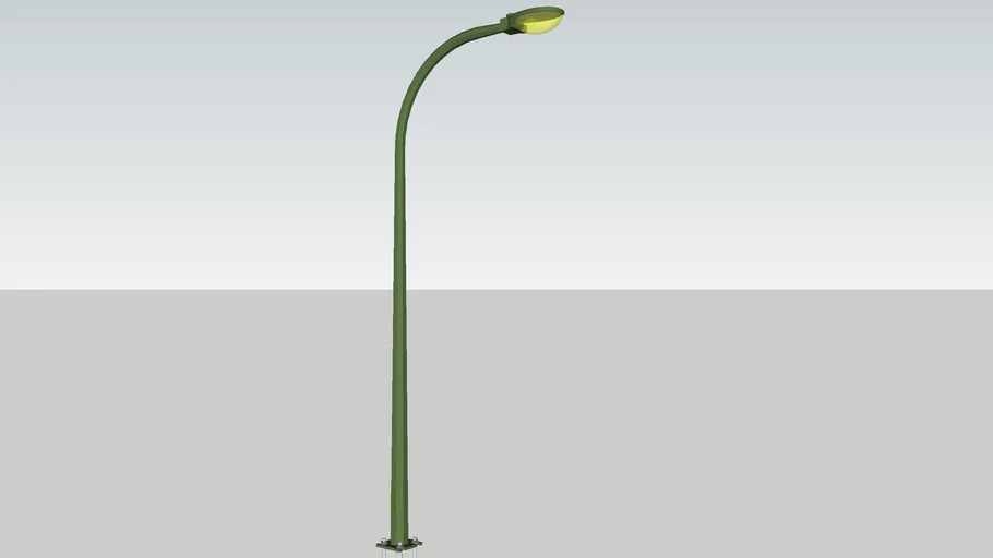 Street Light Sketchup Models Solar Street Lamp 3D Model In