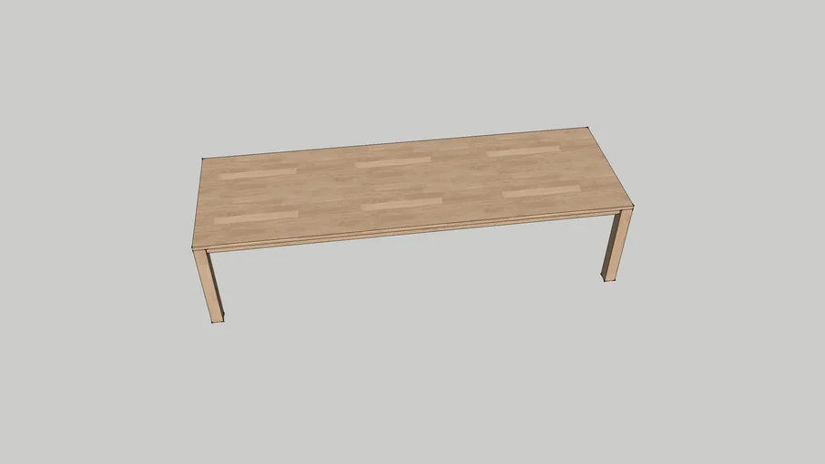Woood Largo eettafel | 3D Warehouse