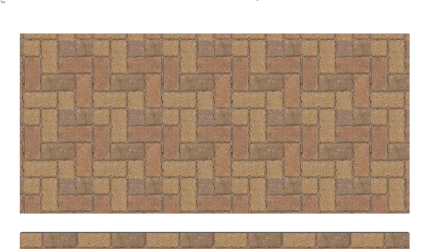 Marshalls Permeable Paving Priora - Bracken - Stretcher/Herringbone | 3D Warehouse