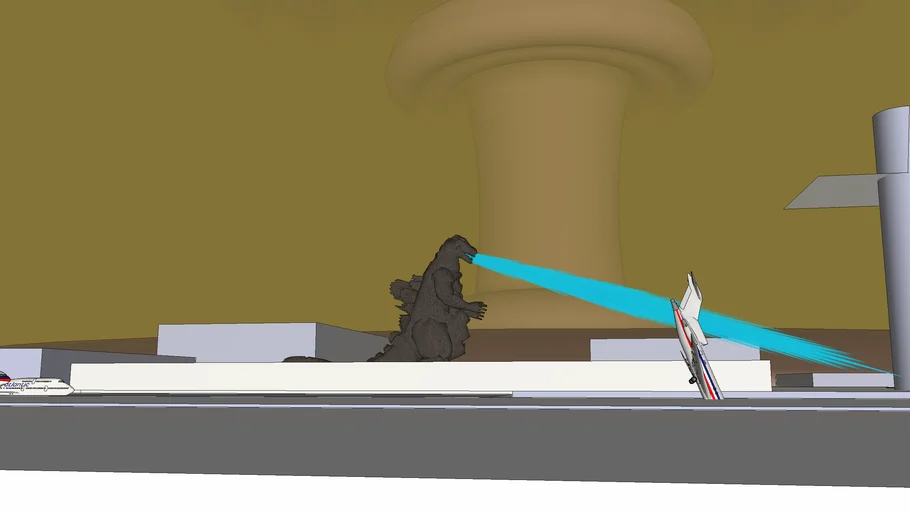 Godzilla Mega Attack ! | 3D Warehouse