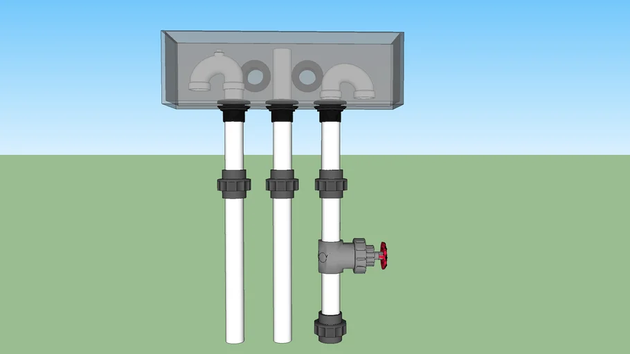 Bean animal overflow for aquarium | 3D Warehouse