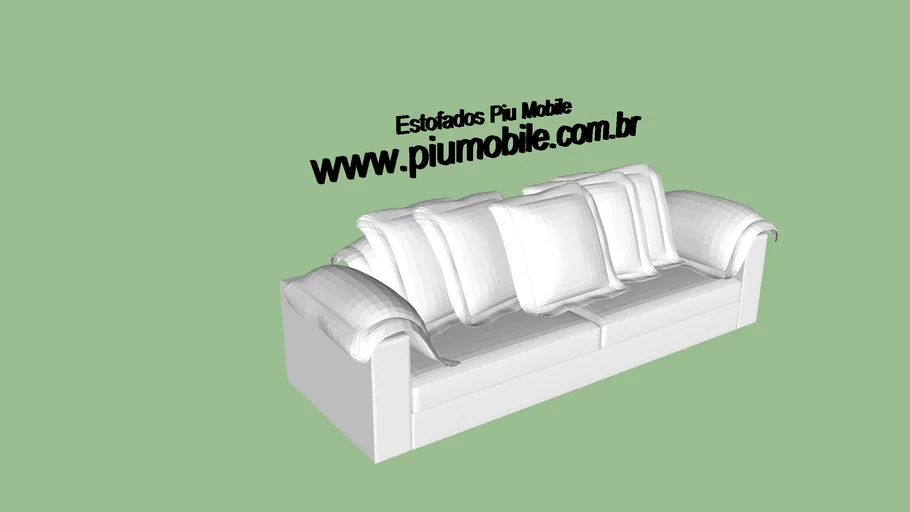 SOFÁ NANDA - PLM | 3D Warehouse