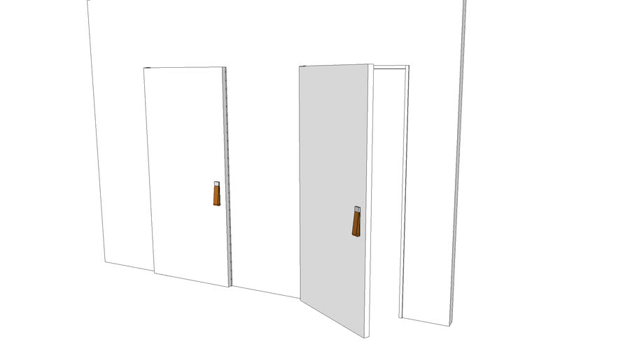 LEATHER HANDLE DOOR | 3D Warehouse