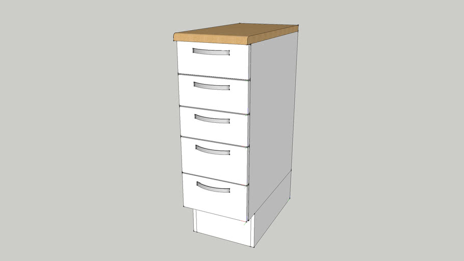 Kitchen drawers | 3D Warehouse