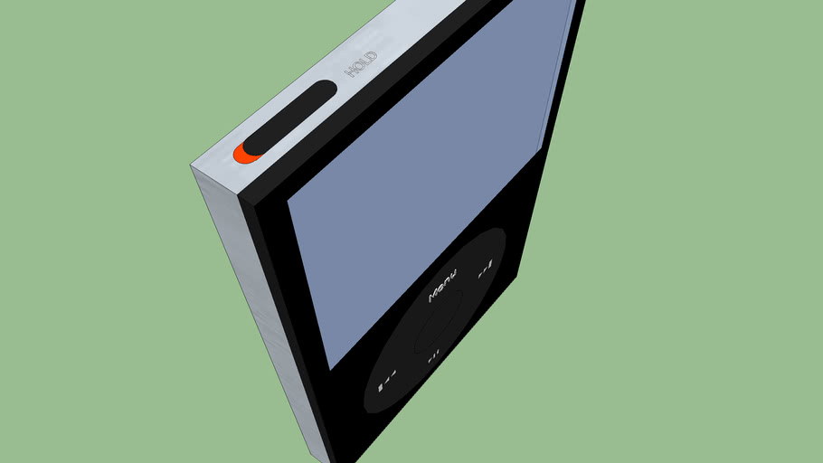 60GB Black iPod Classic :: Extreme Detail! | 3D Warehouse