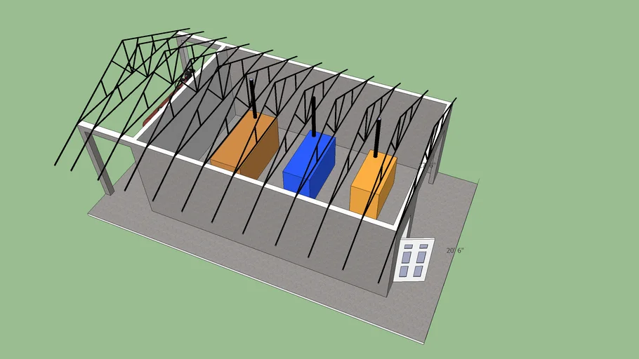 Generator Building | 3D Warehouse