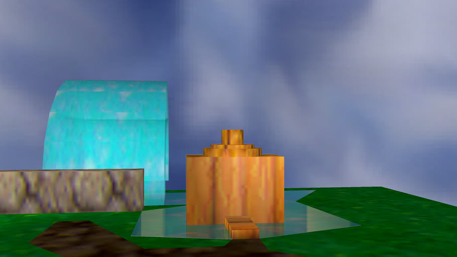 super mario 64 beta (maby) level=wood castle | 3D Warehouse