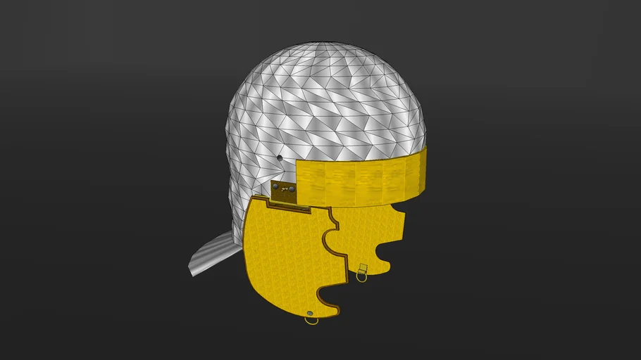 Roman Cavalry Galea (Helmet) - Type 1 - Early First Century AD | 3D ...