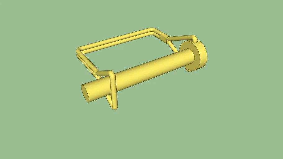 Square Loop PTO Locking Pin | 3D Warehouse
