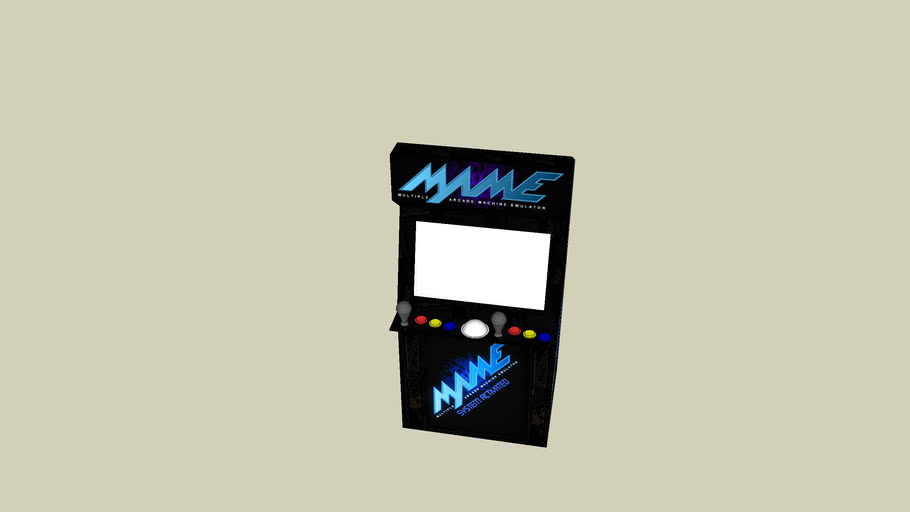 MAME game cabinet | 3D Warehouse