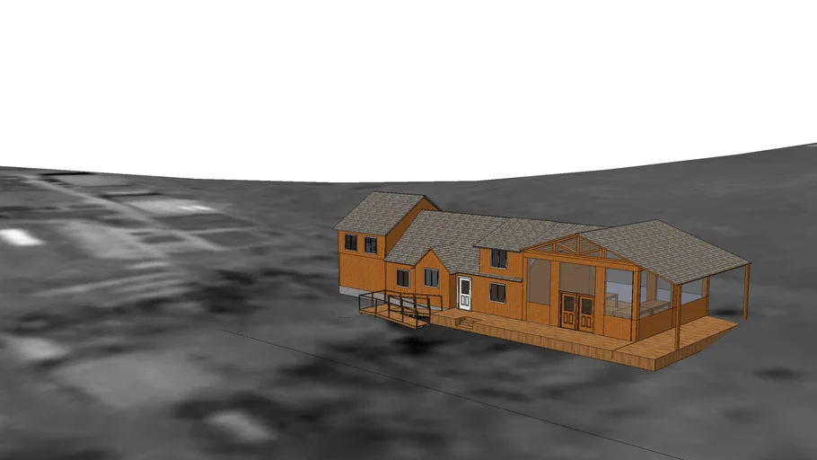 Perrine House with Expansions | 3D Warehouse