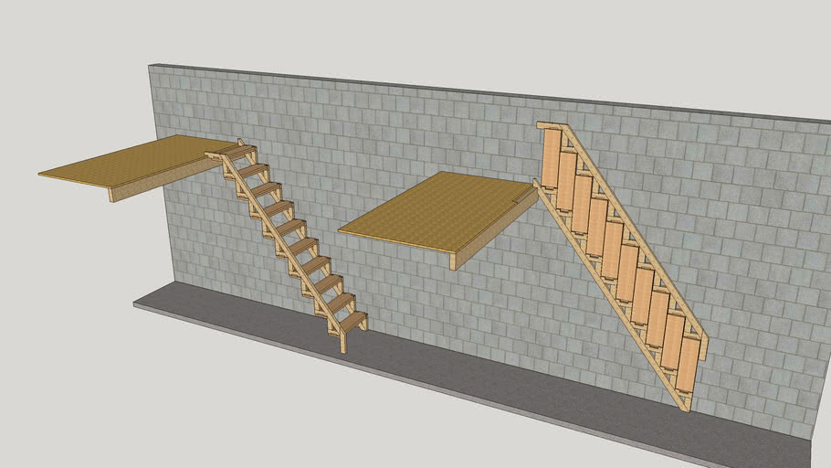 Escalier Pliable - Folding Stairs | 3D Warehouse