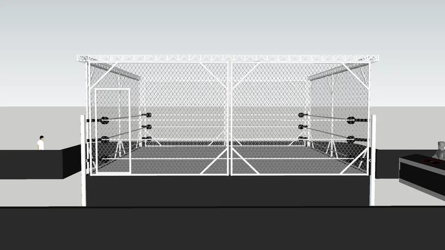 WWE Steel Cage | 3D Warehouse