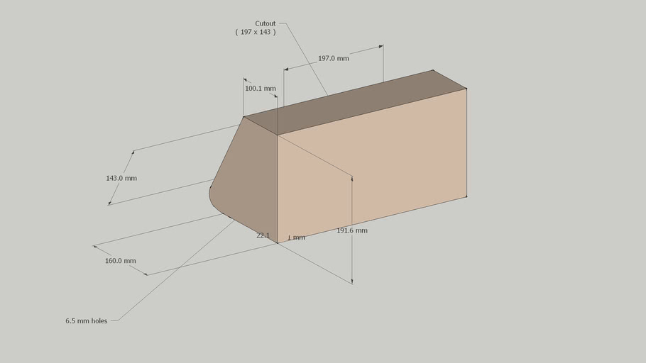 Box for HMI | 3D Warehouse