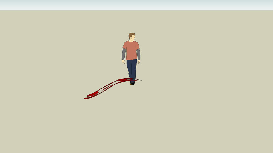 bleeding guy | 3D Warehouse