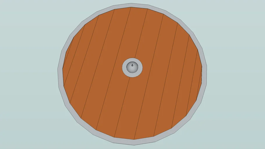 round wooden shield | 3D Warehouse