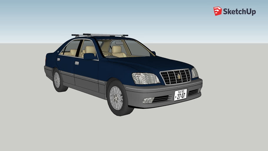 2000 toyota crown | 3D Warehouse