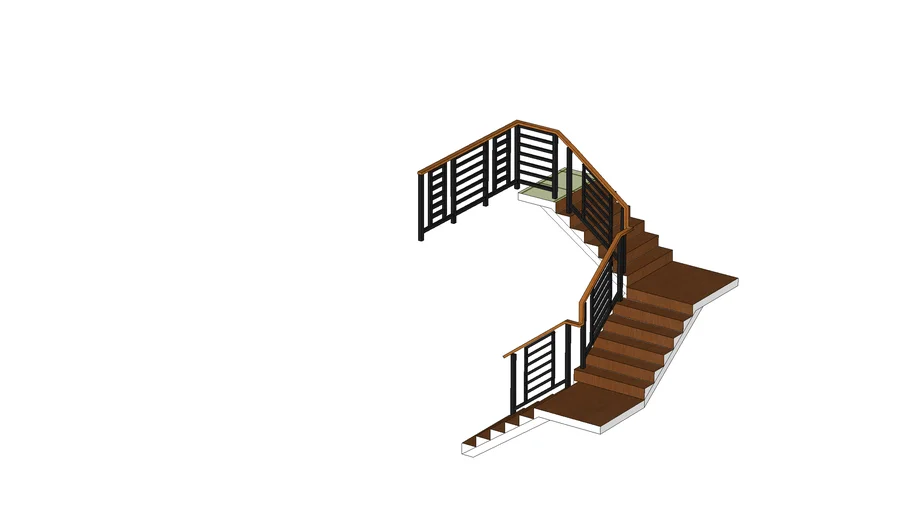 stair 3 step | 3D Warehouse