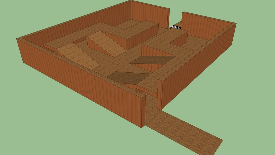 maze.wooden.2level.112 | 3D Warehouse