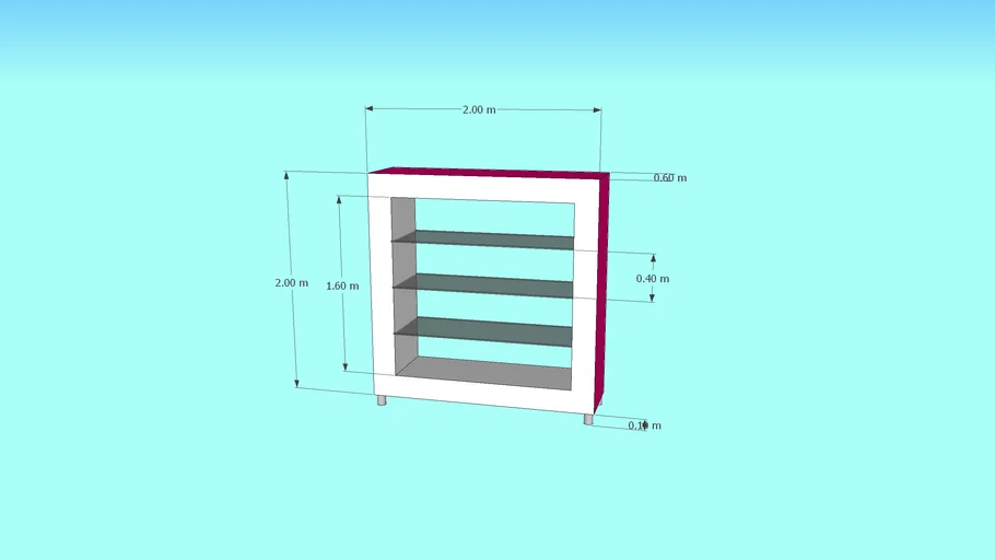 Exhibition Display with Dimensions | 3D Warehouse