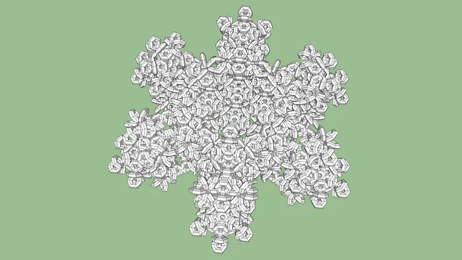 fractal snowflake | 3D Warehouse