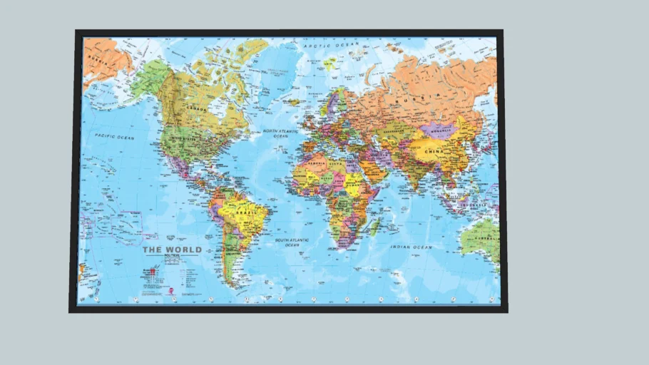 World map | 3D Warehouse
