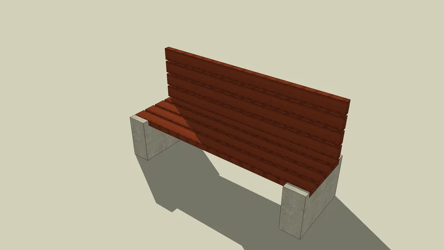 bench | 3D Warehouse