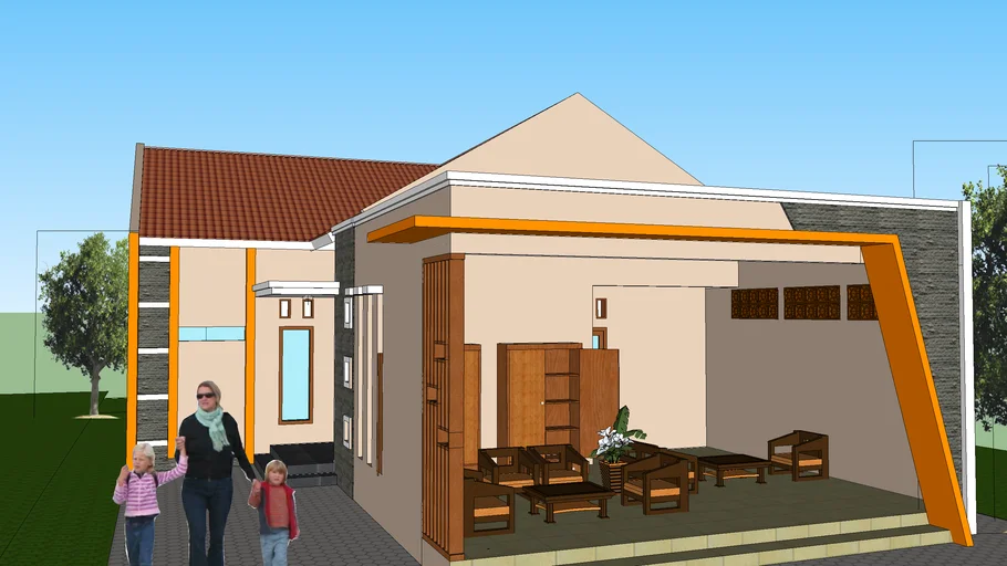 Rumah Toko Minimalis | 3D Warehouse