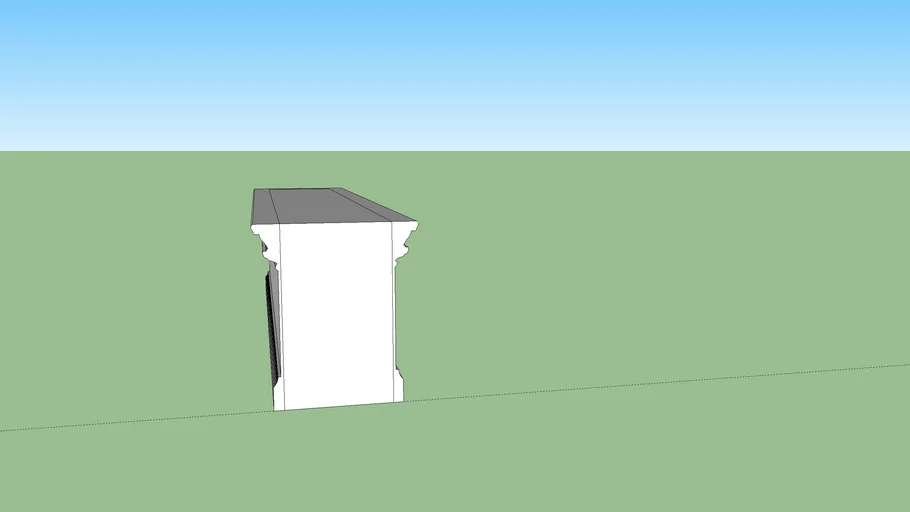 Side of steps plinth | 3D Warehouse
