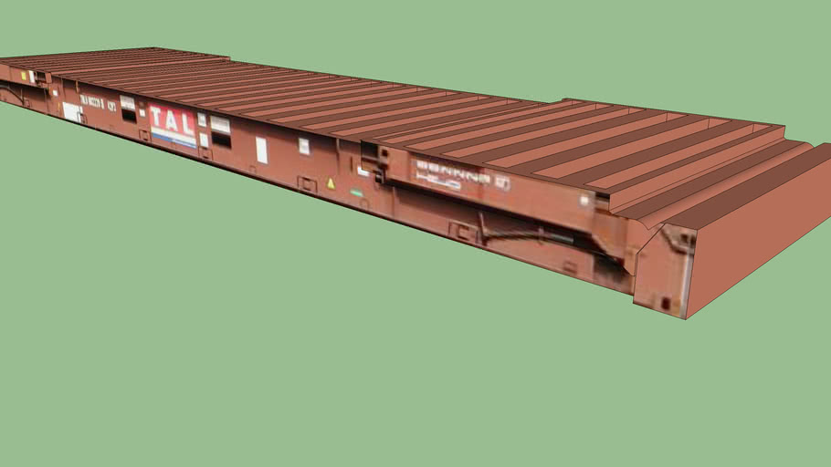 TAL Flat Rack 40' | 3D Warehouse