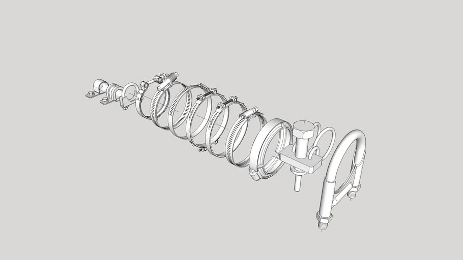 Hose Clamps | 3D Warehouse