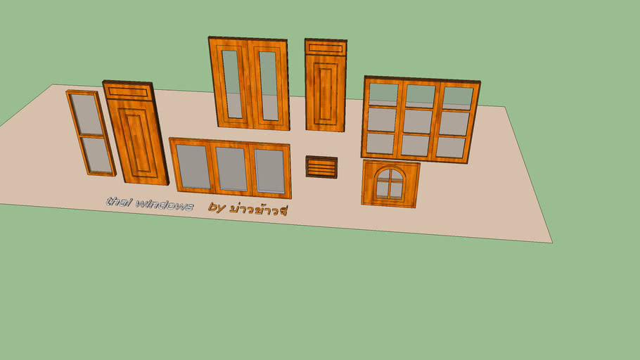 thai windows | 3D Warehouse