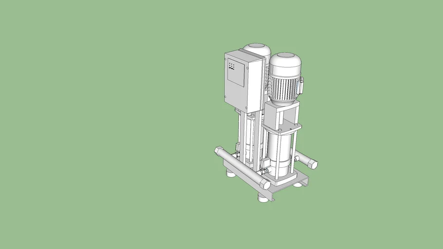 WILO BOOSTER TWIN PUMP | 3D Warehouse