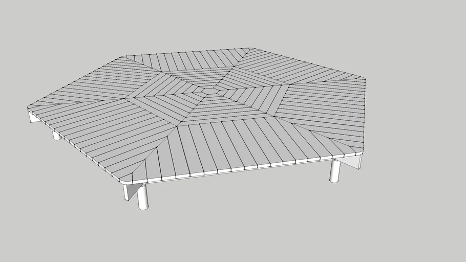 Hex deck | 3D Warehouse