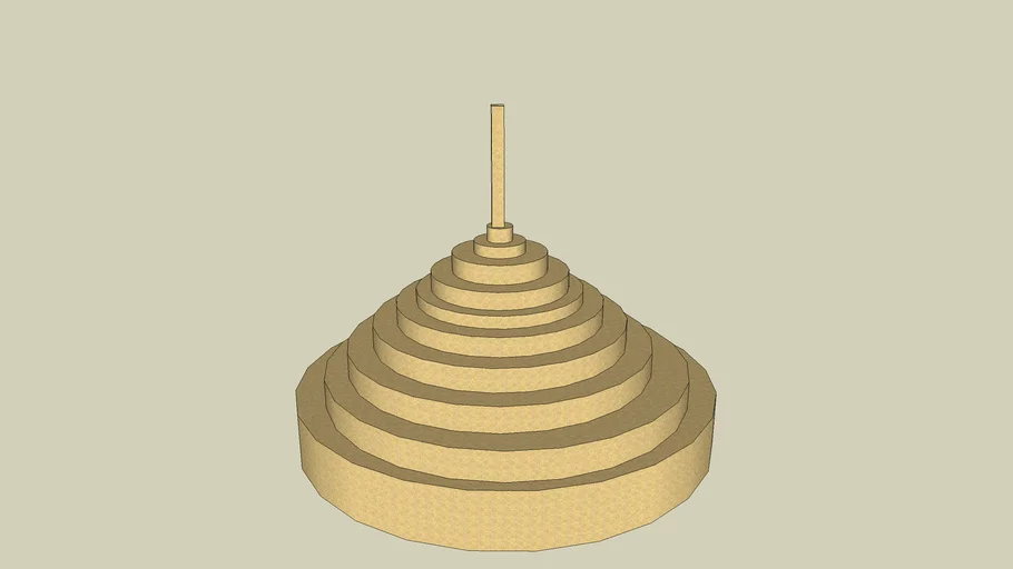 big layered tall pointy thingy | 3D Warehouse