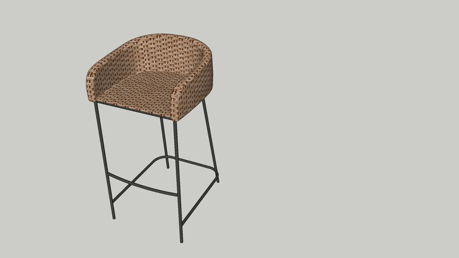 Banqueta ratan | 3D Warehouse