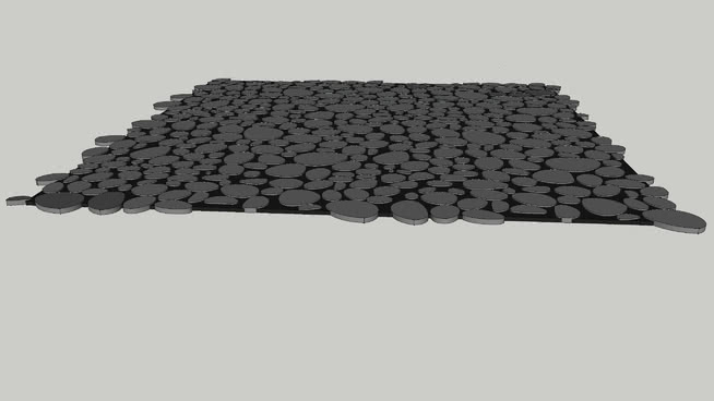 Pebbles rug | 3D Warehouse