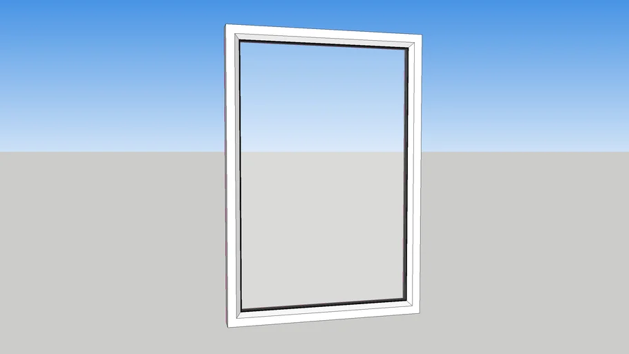 Single vent window panel | 3D Warehouse