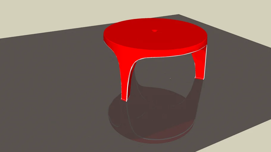red table | 3D Warehouse