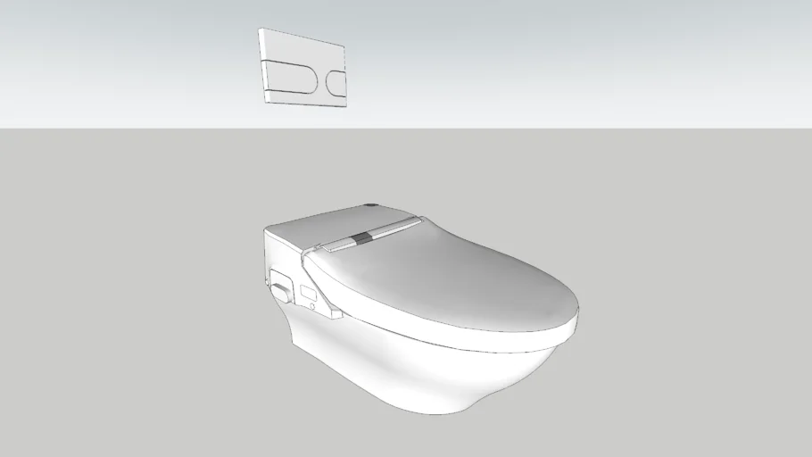 Toto NeoRest Wall Hung Toilet | 3D Warehouse
