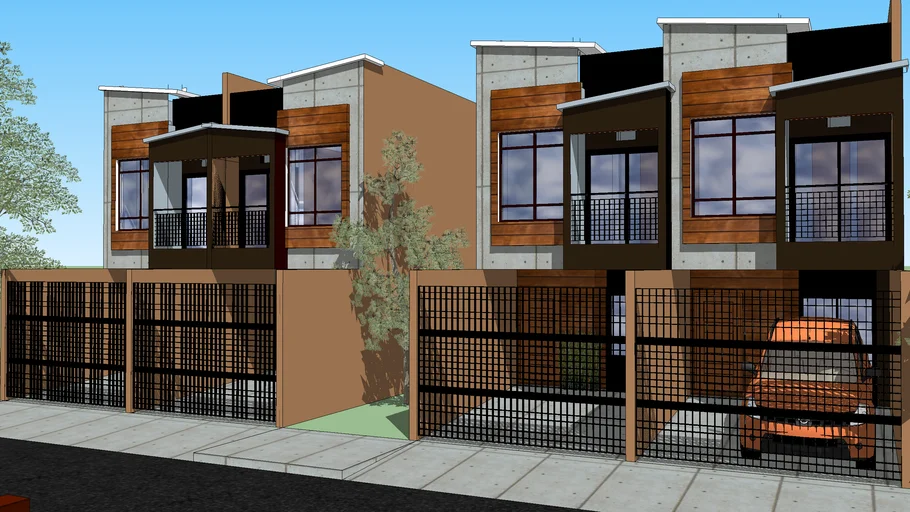 DUPLEX TOWN HOUSE ASIAN PINOY | 3D Warehouse
