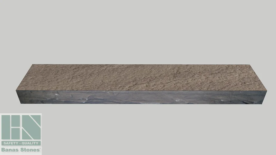 Banas Stones Natural 6' Steps/Risers - 16' x 84' - Banas Brown Wave ...