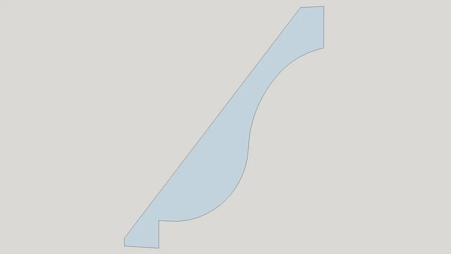 crown molding profile | 3D Warehouse