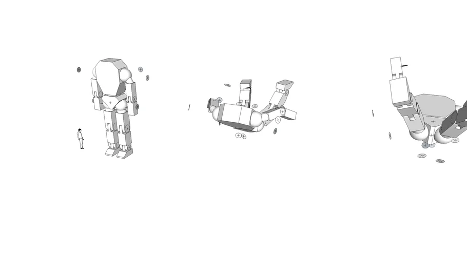 Humanoid poses | 3D Warehouse